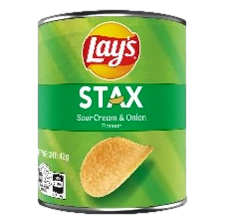 Lay's Stax Sour Cream & Onion Snack 42g - Camperdown Cellars