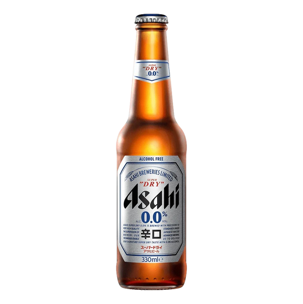 Asahi Super Dry Non-Alcoholic Lager 0.0% 330ml Bottle Single - Camperdown Cellars