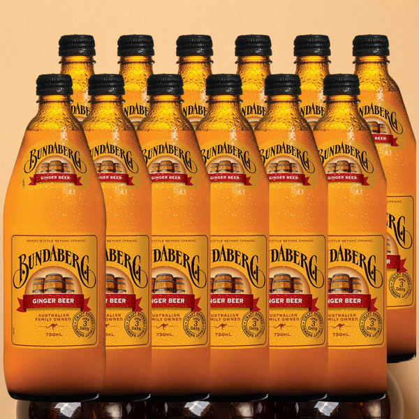 Bundaberg Ginger Beer 750ml Bottle Case of 12 - Camperdown Cellars