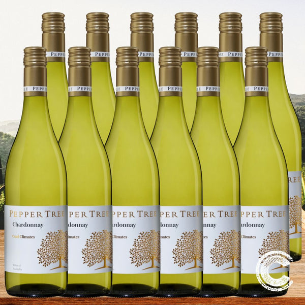 Pepper Tree Cool Climates Chardonnay - 12 Pack - Camperdown Cellars