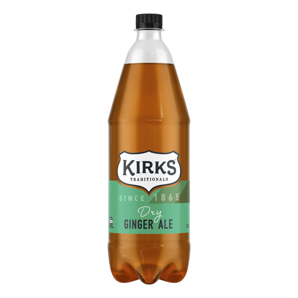 Kirks Dry Ginger Ale 1.25L Bottle Single - Camperdown Cellars