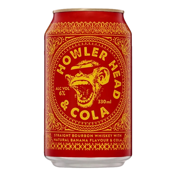 Howler Head Banana Flavoured Kentucky Straight Bourbon Whiskey & Cola ...
