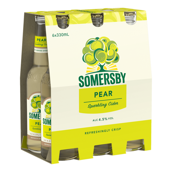Somersby Pear Cider 330ml Bottle 6 Pack - Camperdown Cellars