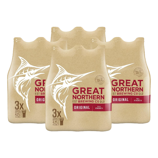 Great Northern Original Lager 4.2% 700ml Bottle Case of 12 - Camperdown ...