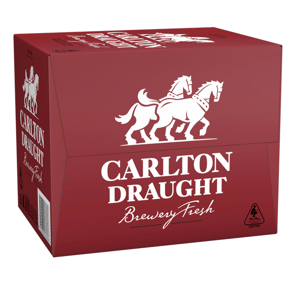 Carlton Draught Lager 750ml Bottle Case of 12 - Camperdown Cellars