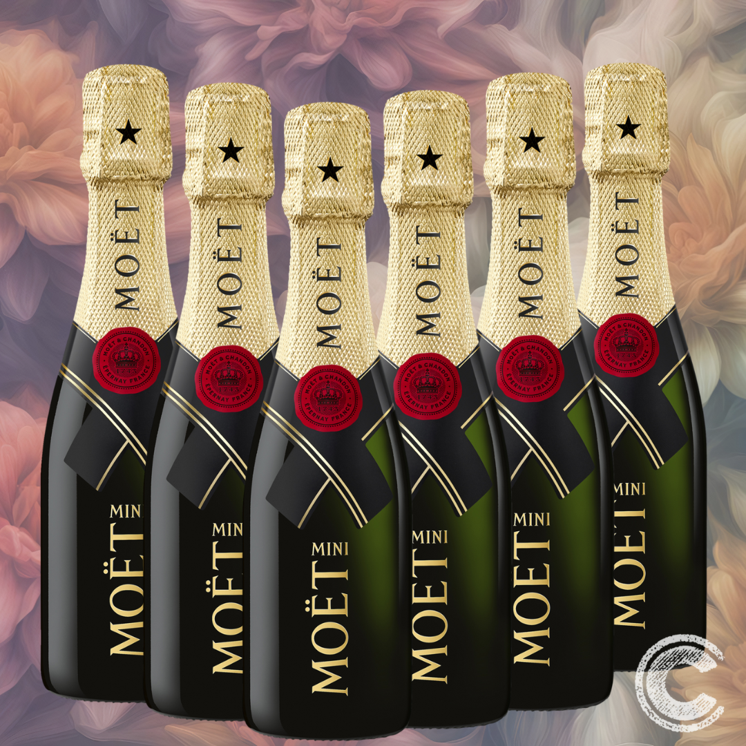 Moet & Chandon Brut Imperial Mini Non Vintage 200ml - 6 Pack ...