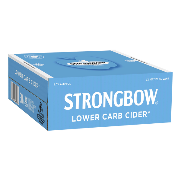 Strongbow Low Carb Apple Cider 375ml Can Case of 30 - Camperdown Cellars