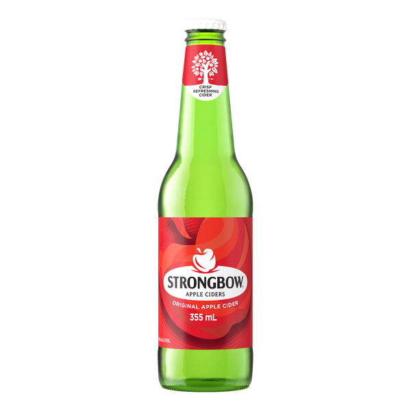Strongbow Original Apple Cider 355ml Bottle Case of 24 - Camperdown Cellars