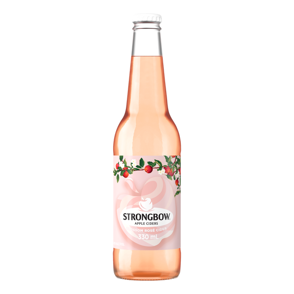 Strongbow Blossom Rose Sparkling Apple Cider 330ml Bottle Single ...