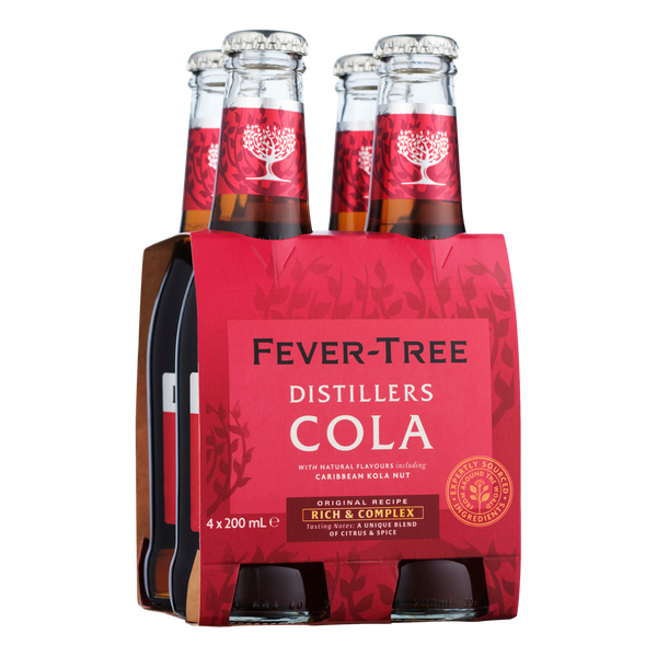 Fever Tree Distillers Cola 200ml Bottle 4 Pack - Camperdown Cellars