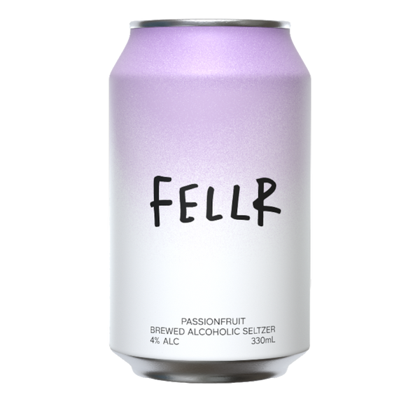 Fellr Passionfruit Seltzer 330ml Can 4 Pack - Camperdown Cellars