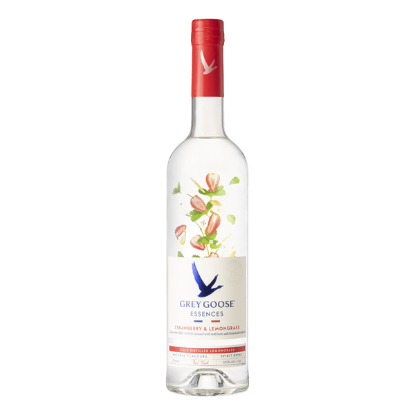 Grey Goose Essences Strawberry & Lemongrass Vodka 750ml - Camperdown ...
