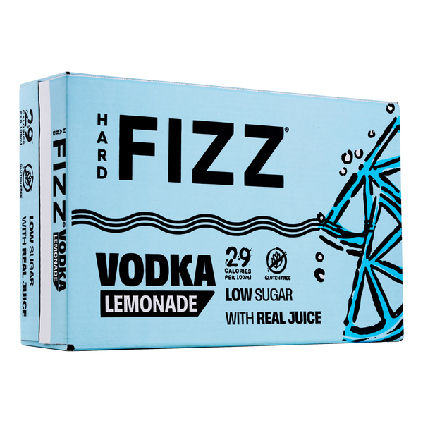 Hard Fizz Vodka Lemonade 4% 330ml Can Case of 24 - Camperdown Cellars