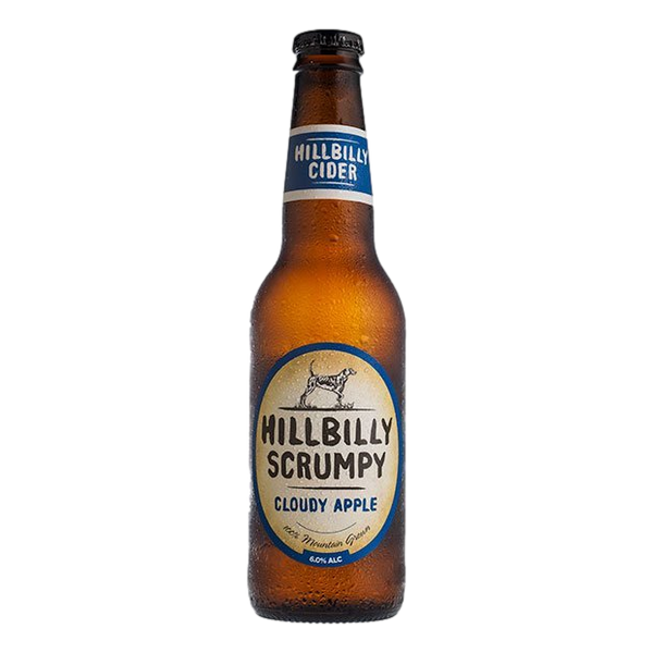 Hillbilly Scrumpy Cloudy Apple Cider 330ml Bottle Single - Camperdown ...