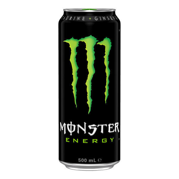 Monster Energy Drink ORIGINAL Taurine & Ginseng 500ml Can 4 Pack ...
