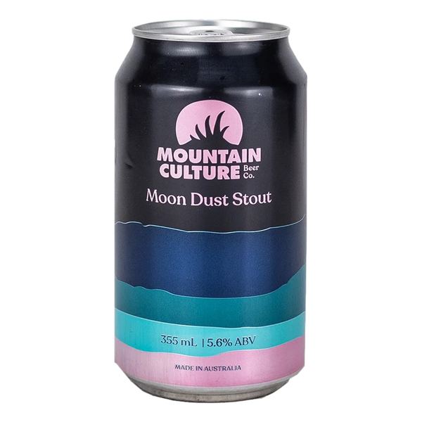 Mountain Culture Moon Dust Stout 355ml Can 4 Pack - Camperdown Cellars