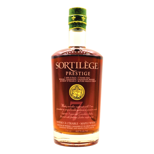 Sortilege Prestige Canadian Whisky & Pure Maple Syrup 7YO 750ml ...