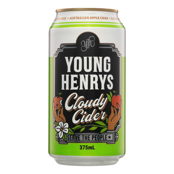 Young Henrys Cloudy Cider 375ml Can Case of 24 - Camperdown Cellars