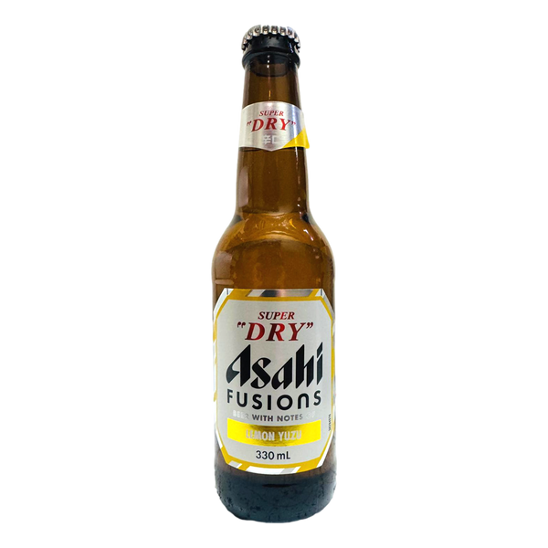 Asahi Super Dry FUSIONS Lager Lemon Yuzu 330ml Bottle 6 Pack - Camperdown Cellars