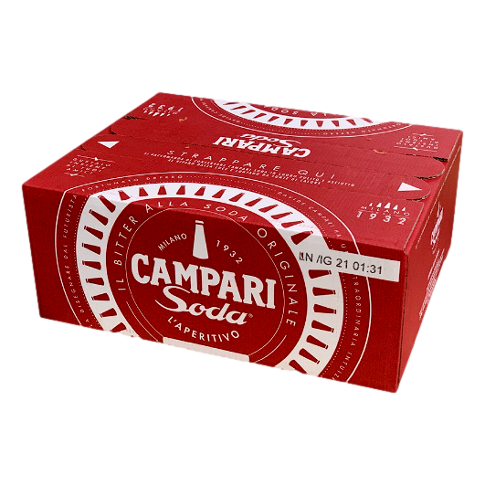 Campari Soda 10% 98ml Bottle Case of 24 - Camperdown Cellars
