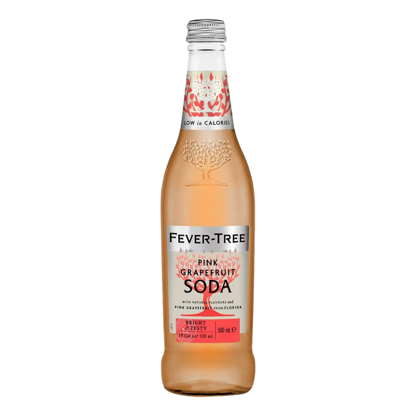 Fever Tree Pink Grapefruit Soda 500ml Bottle Single - Camperdown Cellars