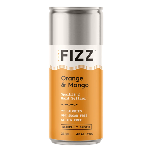 Hard Fizz Orange & Mango Seltzer 330ml Can Single - Camperdown Cellars