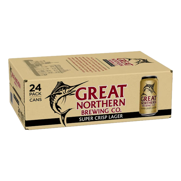 Great Northern Super Crisp Lager 3.5% 375ml Can Case of 24 - Camperdown ...