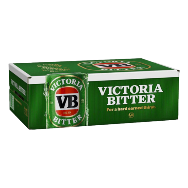 Victoria Bitter Lager 375ml Can Case of 24 - Camperdown Cellars