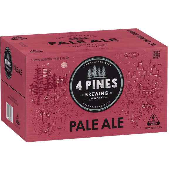 4 Pines Pale Ale 330ml Bottle Case of 24 - Camperdown Cellars