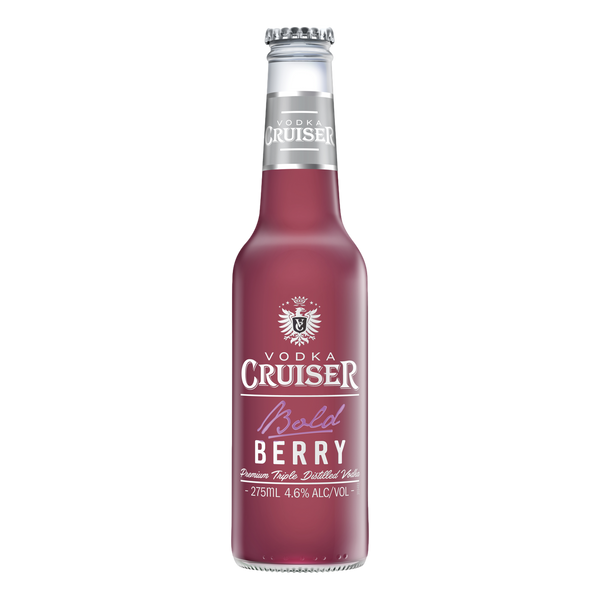 Vodka Cruiser Bold Berry Blend 275ml Bottle Single - Camperdown Cellars