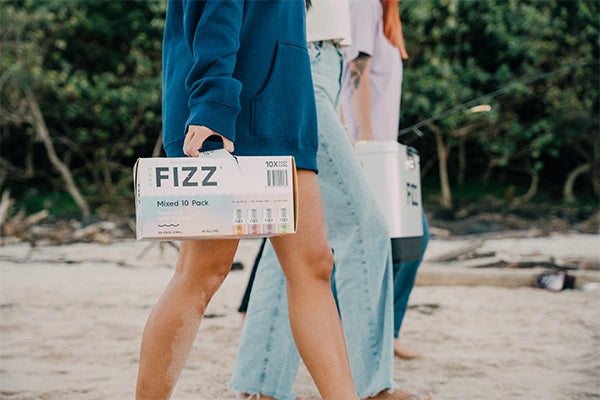 Hard Fizz Sparkling Hard Seltzer 330ml Can Mixed 10 Pack - Camperdown ...