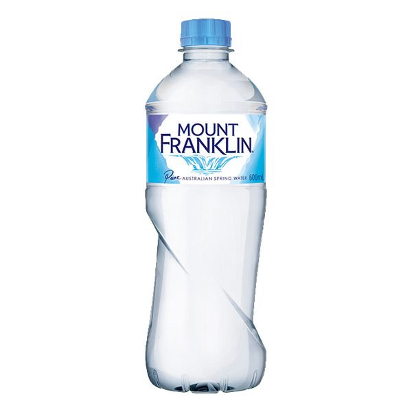 Mount Franklin Spring Water 600ml Bottle Single - Camperdown Cellars