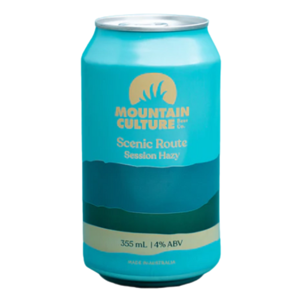 Mountain Culture Scenic Route Session Hazy Pale Ale 4% 355ml Can Case ...