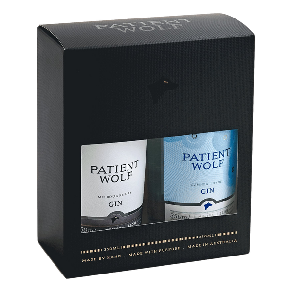 Patient Wolf Melbourne Dry & Summer Thyme Gin 350ml Twin Pack ...