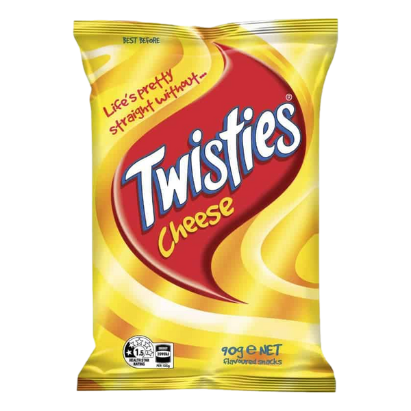 Twisties Cheese Snacks 90g - Camperdown Cellars